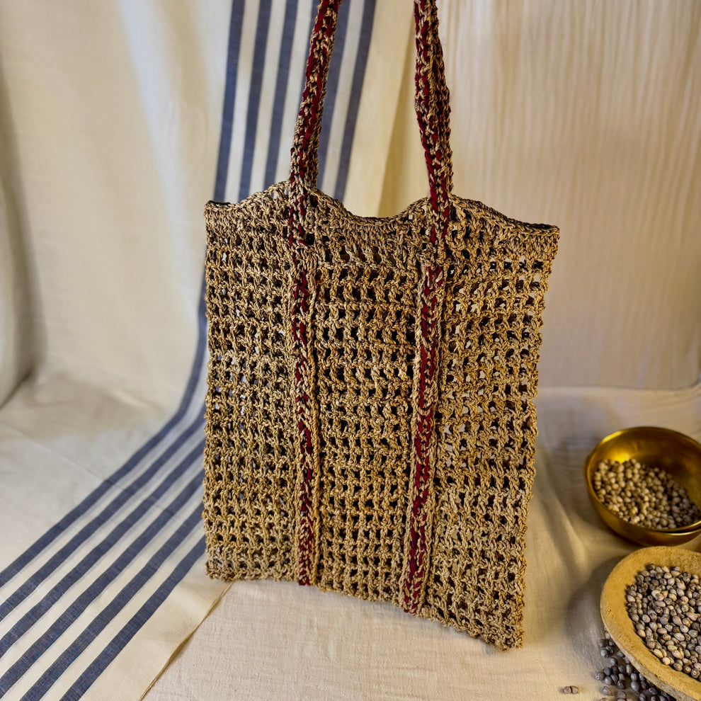 The Jali Tote – Handmade in Hampi