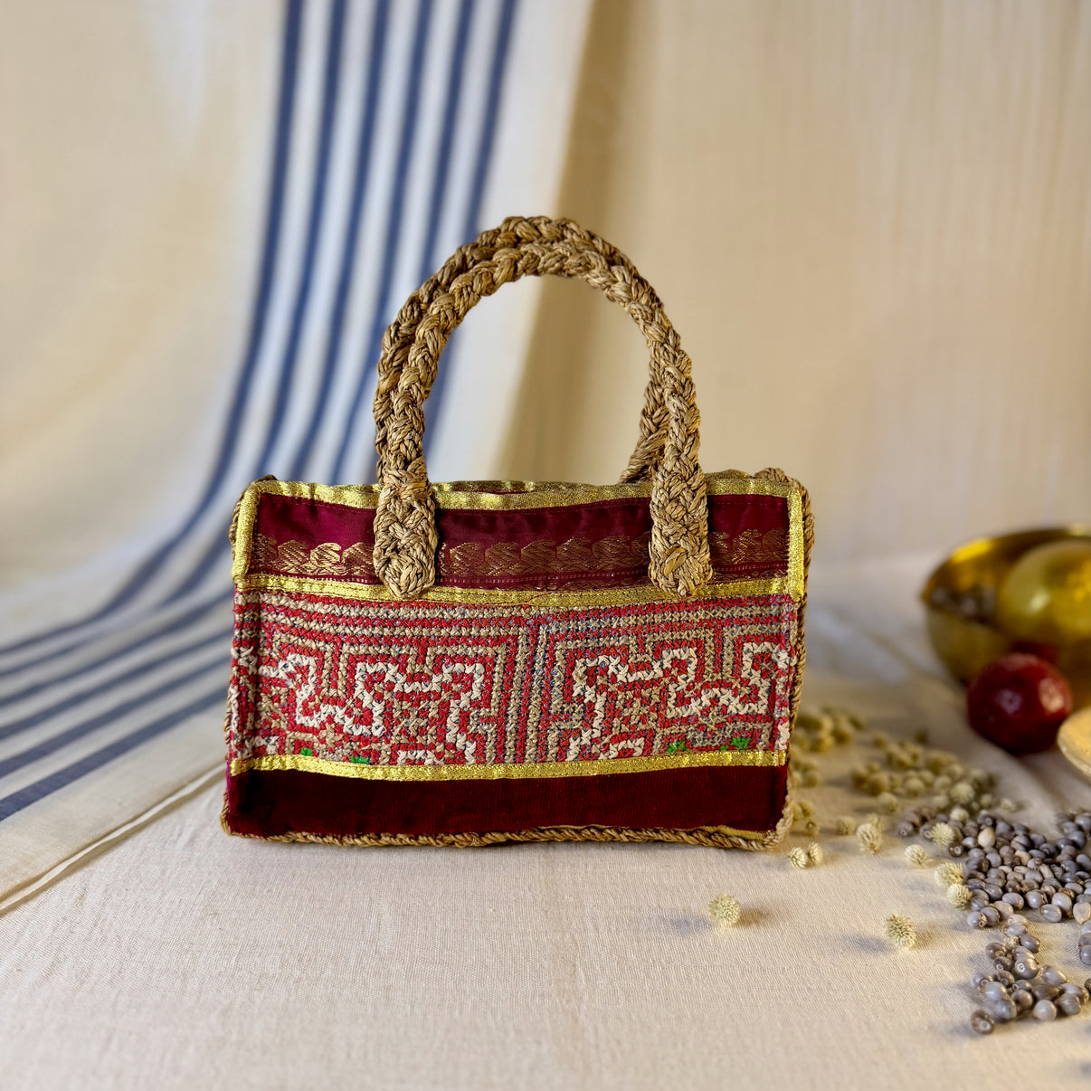 Small Banana Banjara Handbag – Handmade in Hampi